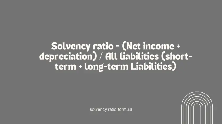 Solvency Ratio Formula and Example - Financial Falconet
