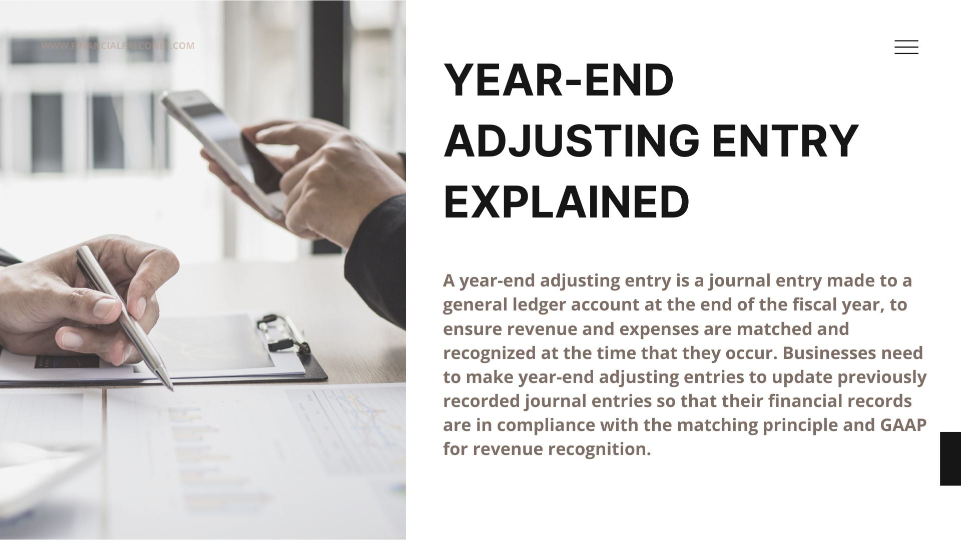 Year end Adjusting Entry Examples And Types Financial Falconet